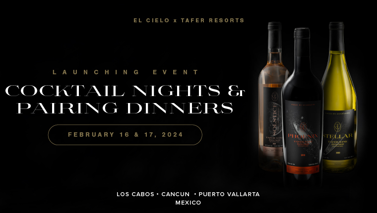 TAFER Hotels & Resorts and El Cielo Winery Pairing Dinners | TAFER ...